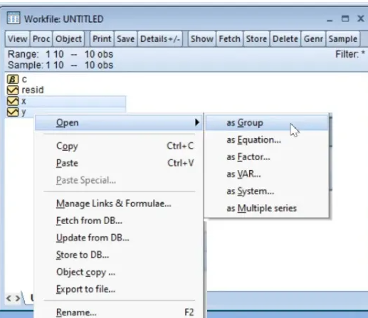 Eviews基础操作及OLS回归 | Eviews基础操作步骤、OLS回归分析技巧指南 - 独家攻略 - 数据分析网