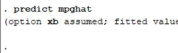 STATA predict命令 示例与解析教程 - 数据分析网
